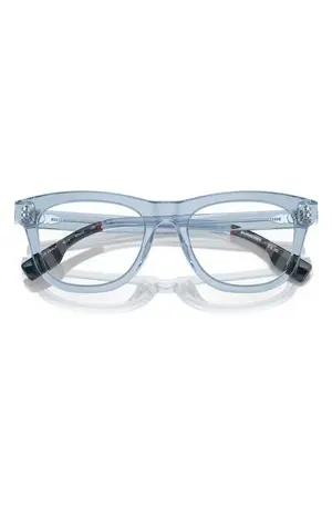 Burberry 47mm Rectangular Optical Glasses - Azure /demo Lens