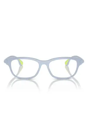 Burberry 49mm Rectangular Eyeglasses - Light Blue/demo Lens
