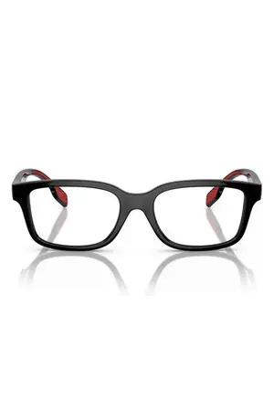 Burberry 50mm Rectangular Eyeglasses - Black/demo Lens