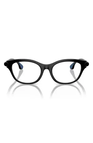 Burberry 45mm Square Optical Eyeglasses - Black/demo Lens