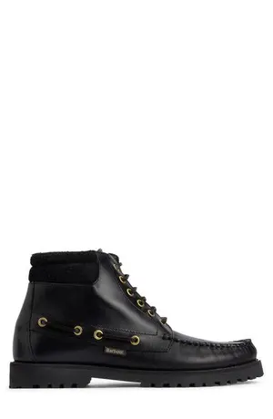 Barbour Tiller Moc Toe Boots - Black