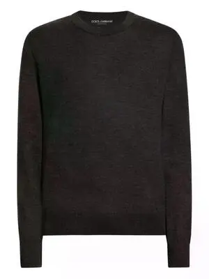 Dolce & Gabbana Cashmere Crew Neck Sweater - Grey