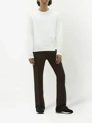 COURREGES Embroidered-logo Cotton Sweatshirt