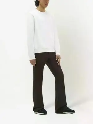 COURREGES Embroidered-logo Cotton Sweatshirt