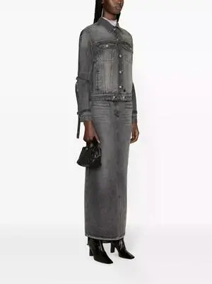 COURREGES Strap-embellished Denim Jacket