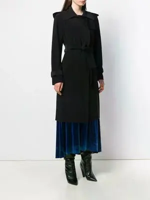 Norma Kamali Belted Trench Coat
