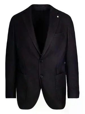 L.B.M. 1911 Buttoned Blazer - Grey