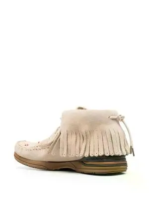 Visvim Fbt Shaman Folk Desert Boots - Neutrals