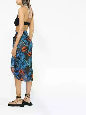LOUISA BALLOU Floral-print Sarong