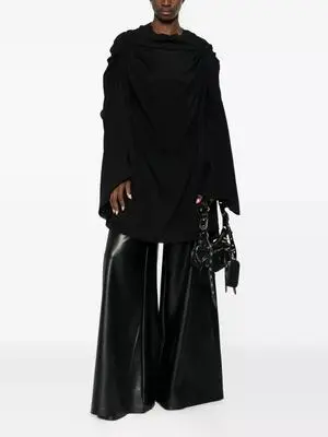 Rick Owens Draped High Neck Dress