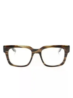 Barton Perreira Zander Rectangle-frame Glasses - Brown