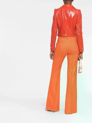 COURREGES Vinyl Reedition Cropped Jacket - Red