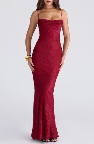 House Of Cb Textured Evening Dresses