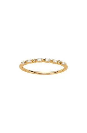MADE BY MARY Mama Morse Code Ring - Gold Vermeil