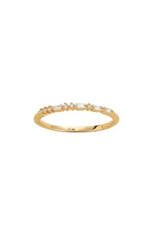 MADE BY MARY Ily Morse Code Ring - Gold Vermeil