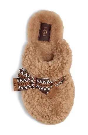 UGG Maxi Curly Genuine Shearling Scuff Slipper
