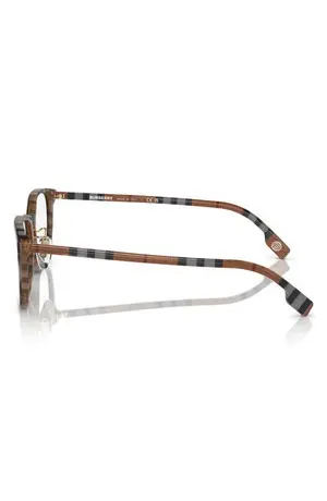 Burberry Rectangular Optical Glasses - Dark Havana/brown/demo