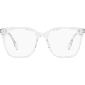 Burberry 53mm Square Optical Glasses - Transparent/demo Lens