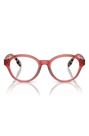 Burberry 48mm Phantos Optical Glasses - Red/demo Lens