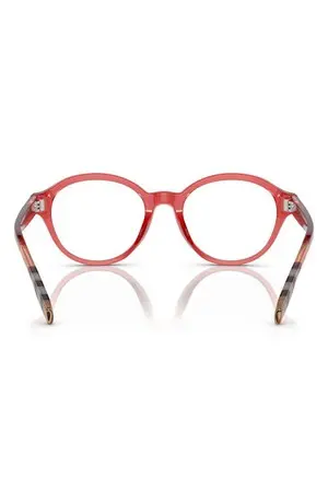 Burberry Phantos Optical Glasses - Red/demo Lens