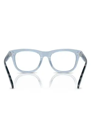 Burberry 45mm Square Optical Glasses - Azure/demo Lens