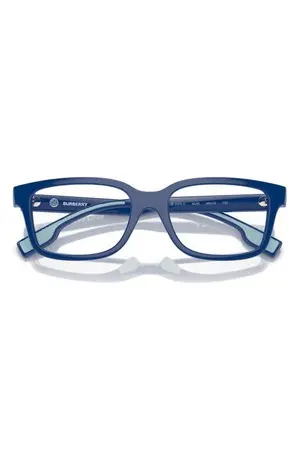 Burberry 48mm Rectangular Optical Glasses - Blue /demo Lens