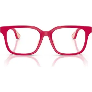 Burberry 47mm Rectangular Optical Glasses - Fuxia/demo Lens