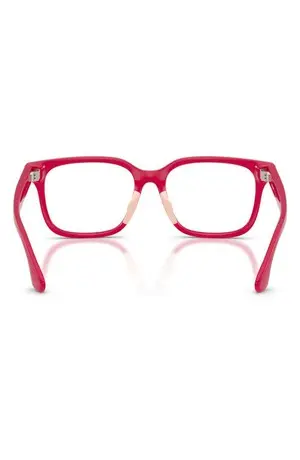 Burberry 47mm Rectangular Optical Glasses - Fuxia/demo Lens