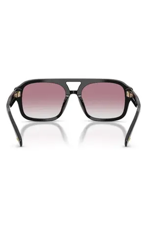Tory Burch 53mm Gradient Pilot Sunglasses