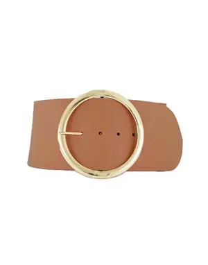 VAINCOURT PARIS La Splendide Leather Belt - Camel