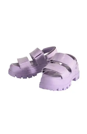 BUFFALO BOOTS Aspha Snd Platform Sandal - Croco Lavender