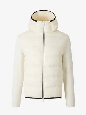 Moncler Padded Knit Cardigan - Beige