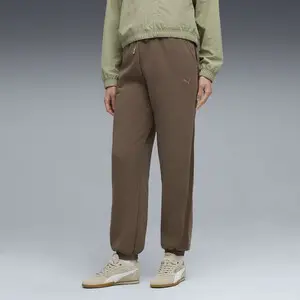 PUMA Essentials Satin Joggers Pant - Brown