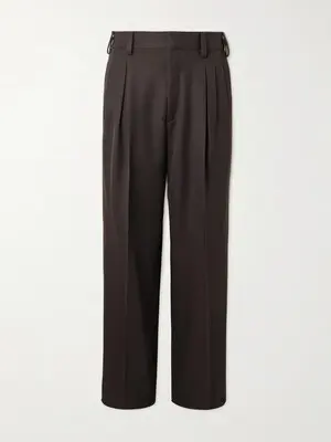 Zegna Straight-leg Wool-twill Trousers