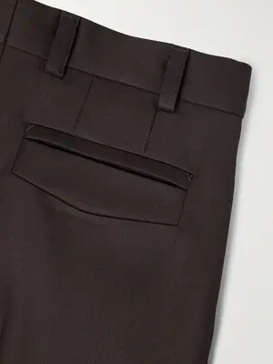 Zegna Straight-leg Wool-twill Trousers
