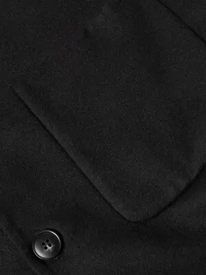 Canali Camp-collar Wool-blend Felt Overshirt