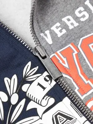 A.p.c. Marc Jacobs Printed Cotton-jersey Zip-up Hoodie