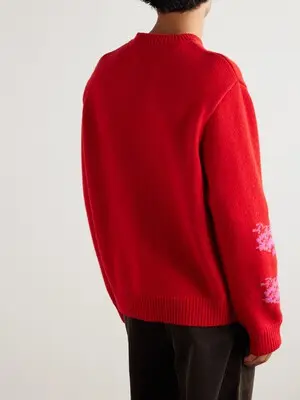 A KIND OF GUISE Floral-jacquard Wool 'khivs' Sweater