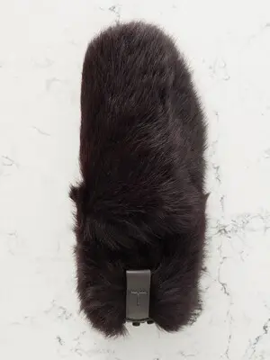 TOD'S Shearling Loafers - Brown