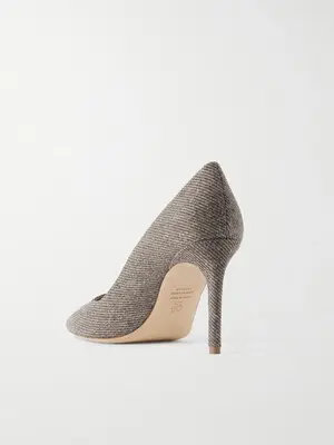 STUART WEITZMAN Power Twill Pumps - Brown