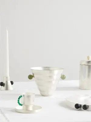 NATALIA CRIADO Michelin -plated And Stone Vase