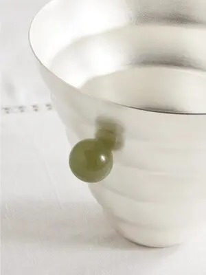 NATALIA CRIADO Michelin -plated And Stone Vase