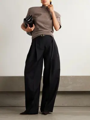 Jacquemus Wool And Cashmere-blend Turtleneck Sweater - Brown
