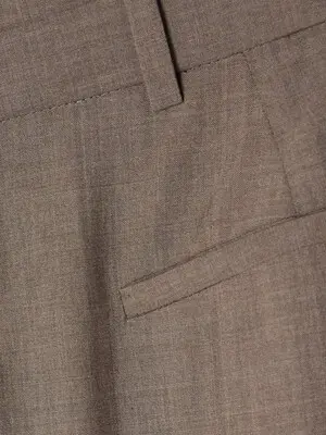 JOSEPH Trina Wool Straight-leg Pants - Neutrals