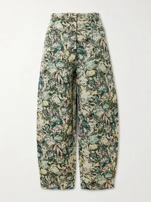Ganni Floral Pants For Women