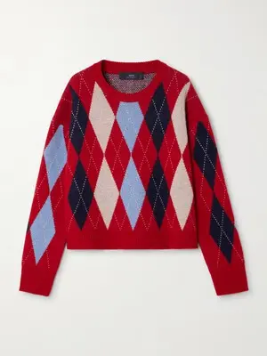 Arch4 Chapman Argyle Cashmere Sweater