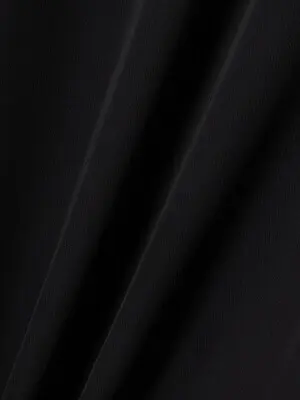 Alaïa Cut-out Embellished Leather-trimmed Crepe Midi Dress