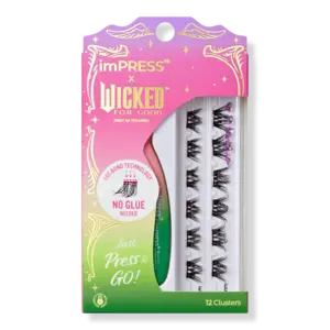 Kiss Impress X Wicked For Good Self Adhesive Eyelash Clusters Forever My Friend - One-color