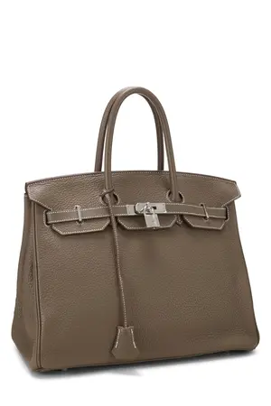 Hermès Clemence Birkin 35 - Etoupe