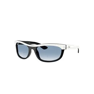 Ray-ban Balorama Sunglasses - White On Black